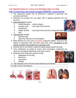 Chapter 1-respiration-doc1 | PDF