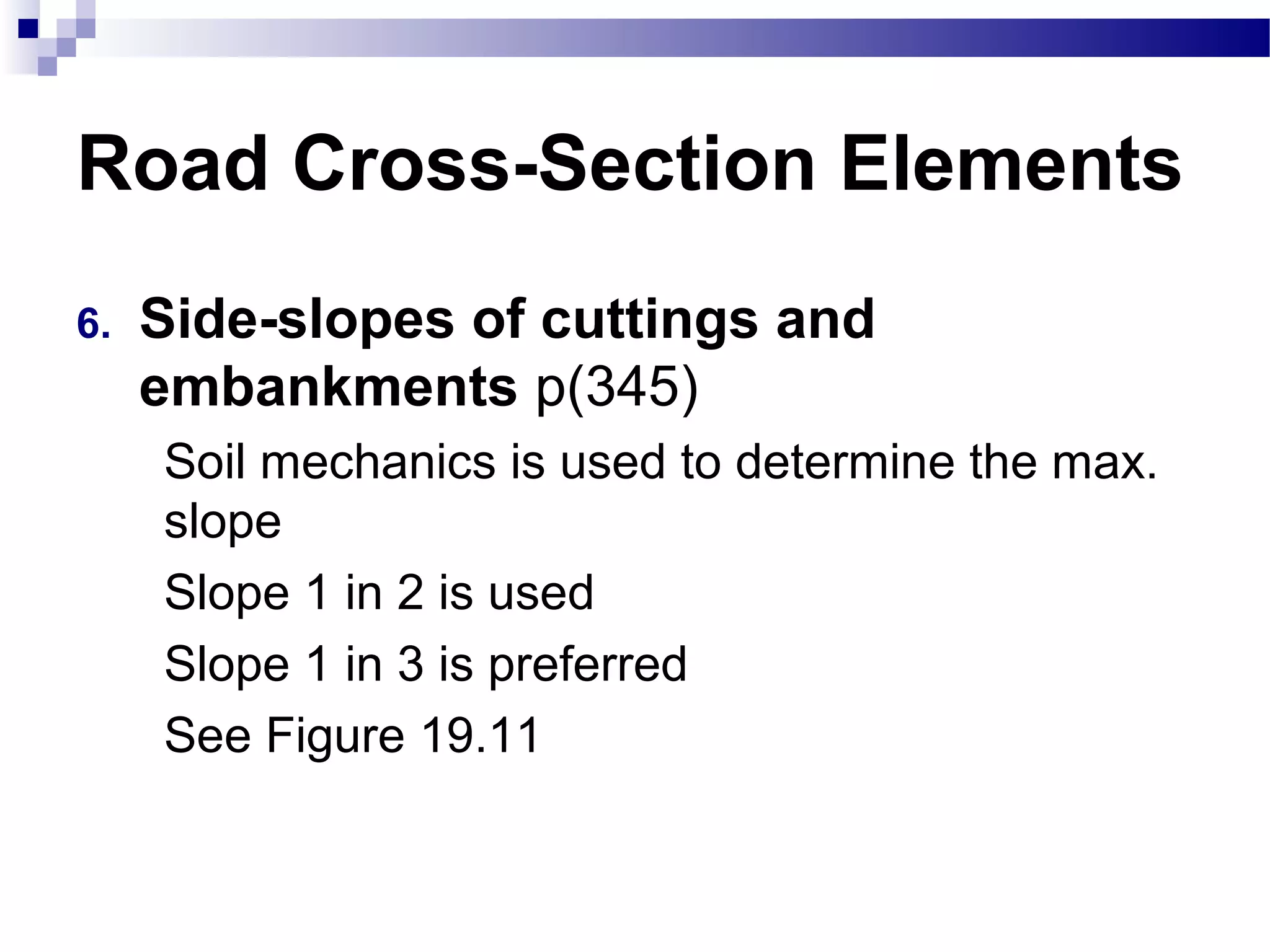 Chapter 1-road-cross-section-elements | PPT
