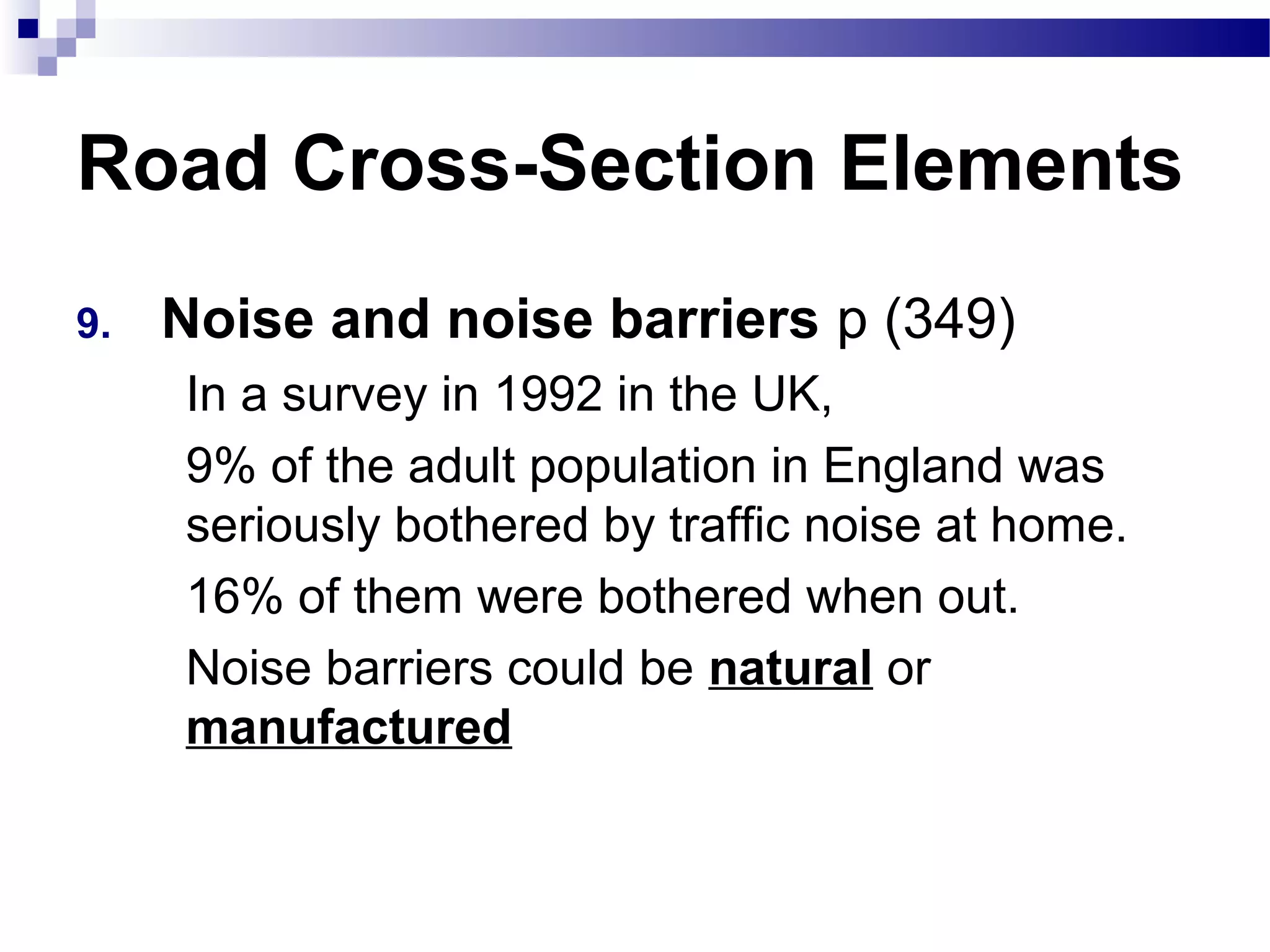 Chapter 1-road-cross-section-elements | PPT