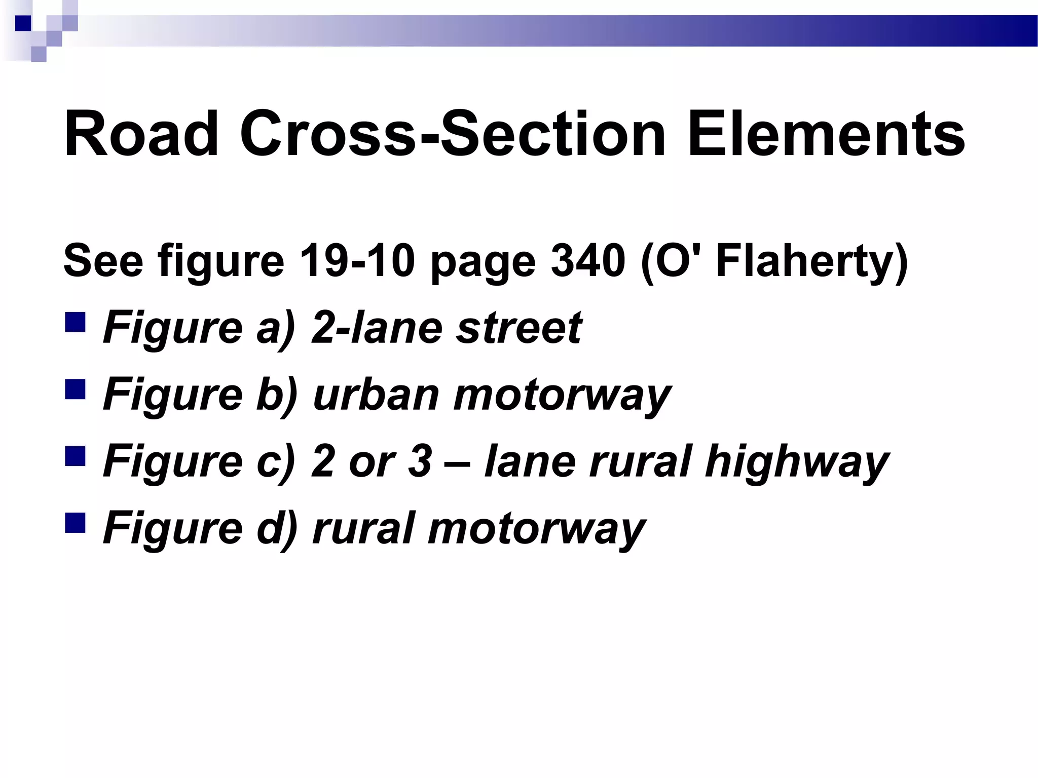 Chapter 1-road-cross-section-elements | PPT