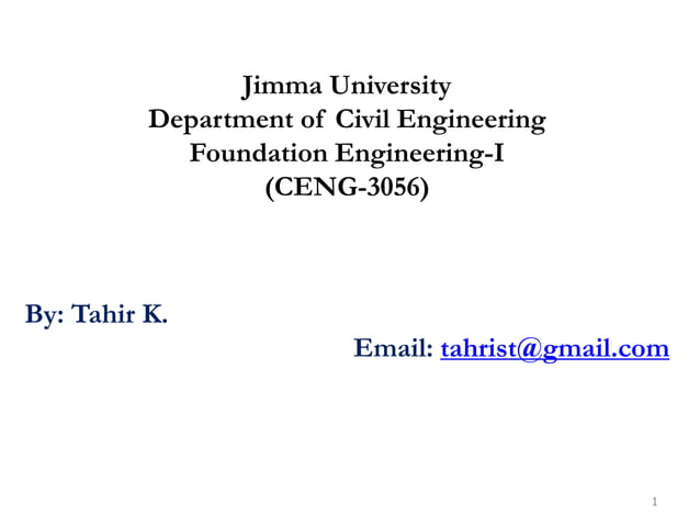 Chapter-1-Soil Exploration.ppt | Geology | Science