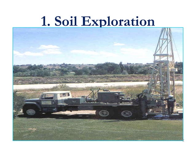 Chapter-1-Soil Exploration.ppt | Geology | Science