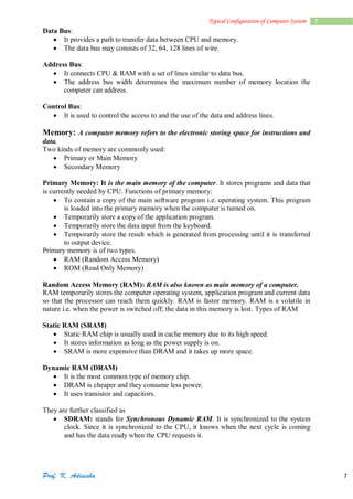 Typical Configuration of Computer System | PDF
