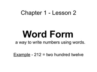 Chapter 1 Vocab | PPT