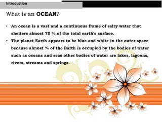 OCEANS OF THE WORLD | PPTX