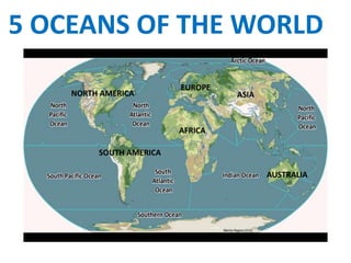 5 Oceans Of The World