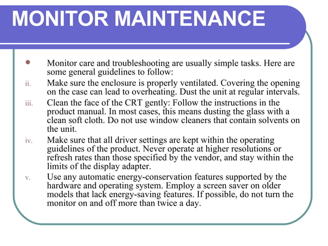 Chapter 10: Display Systems | PPT
