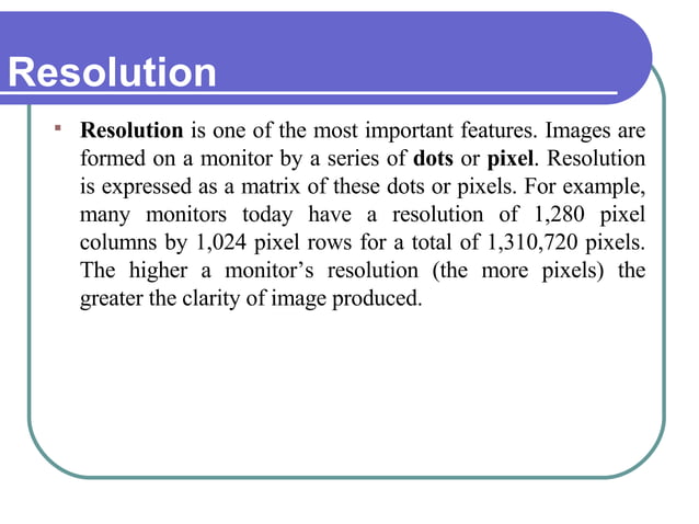 Chapter 10: Display Systems | PPT