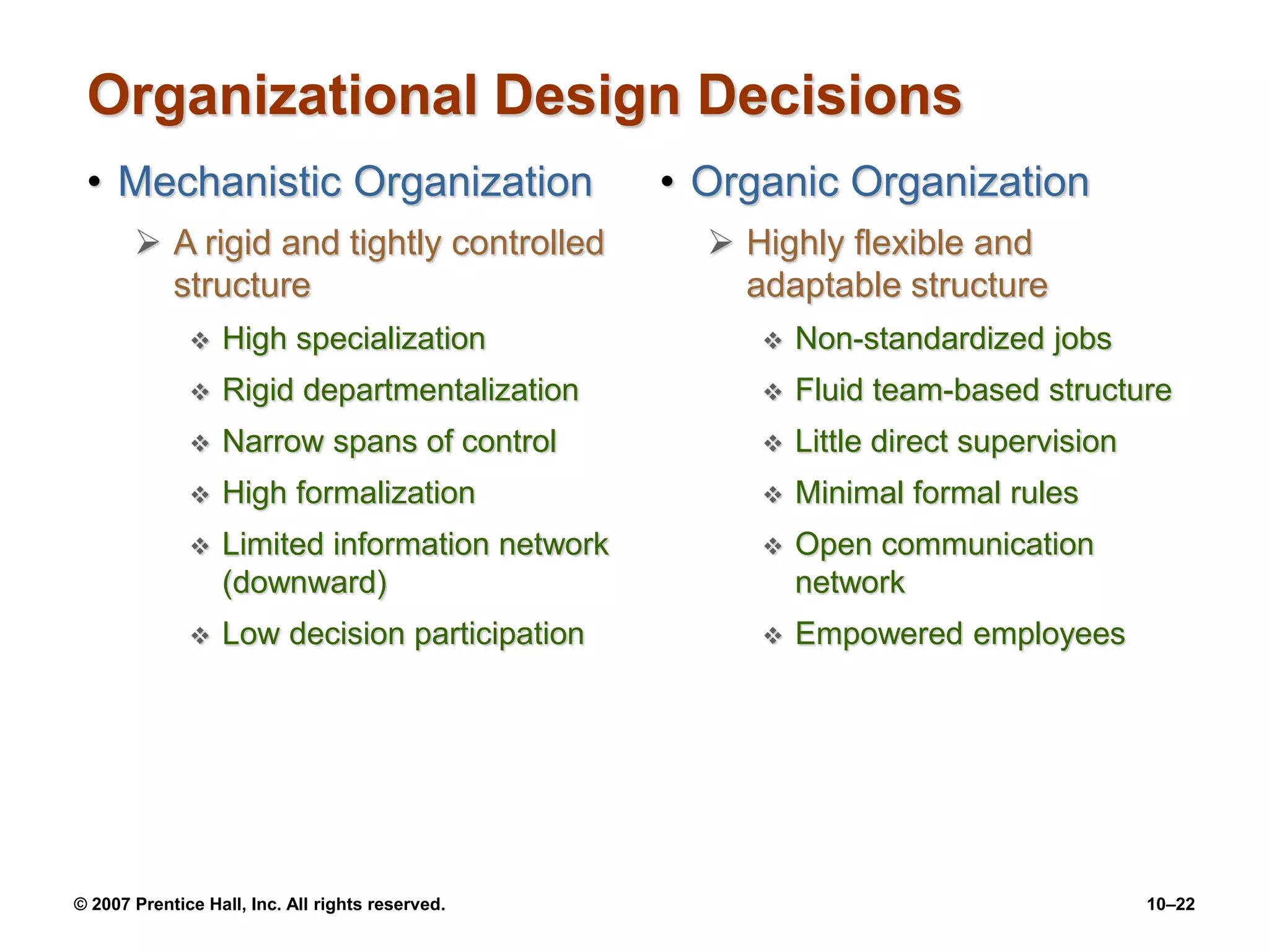 Organizational Structure and Design | PPT