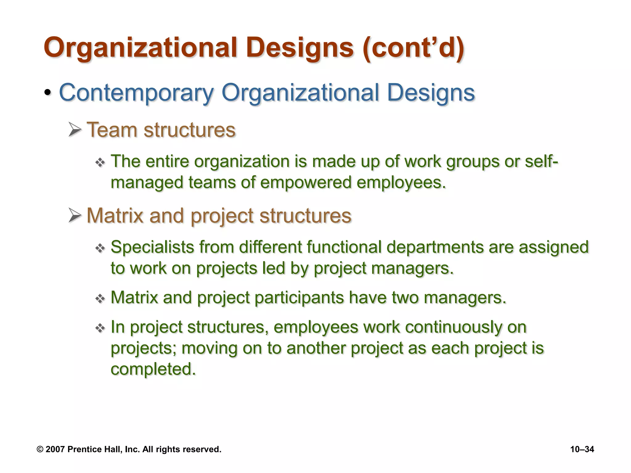 Organizational Structure and Design | PPT