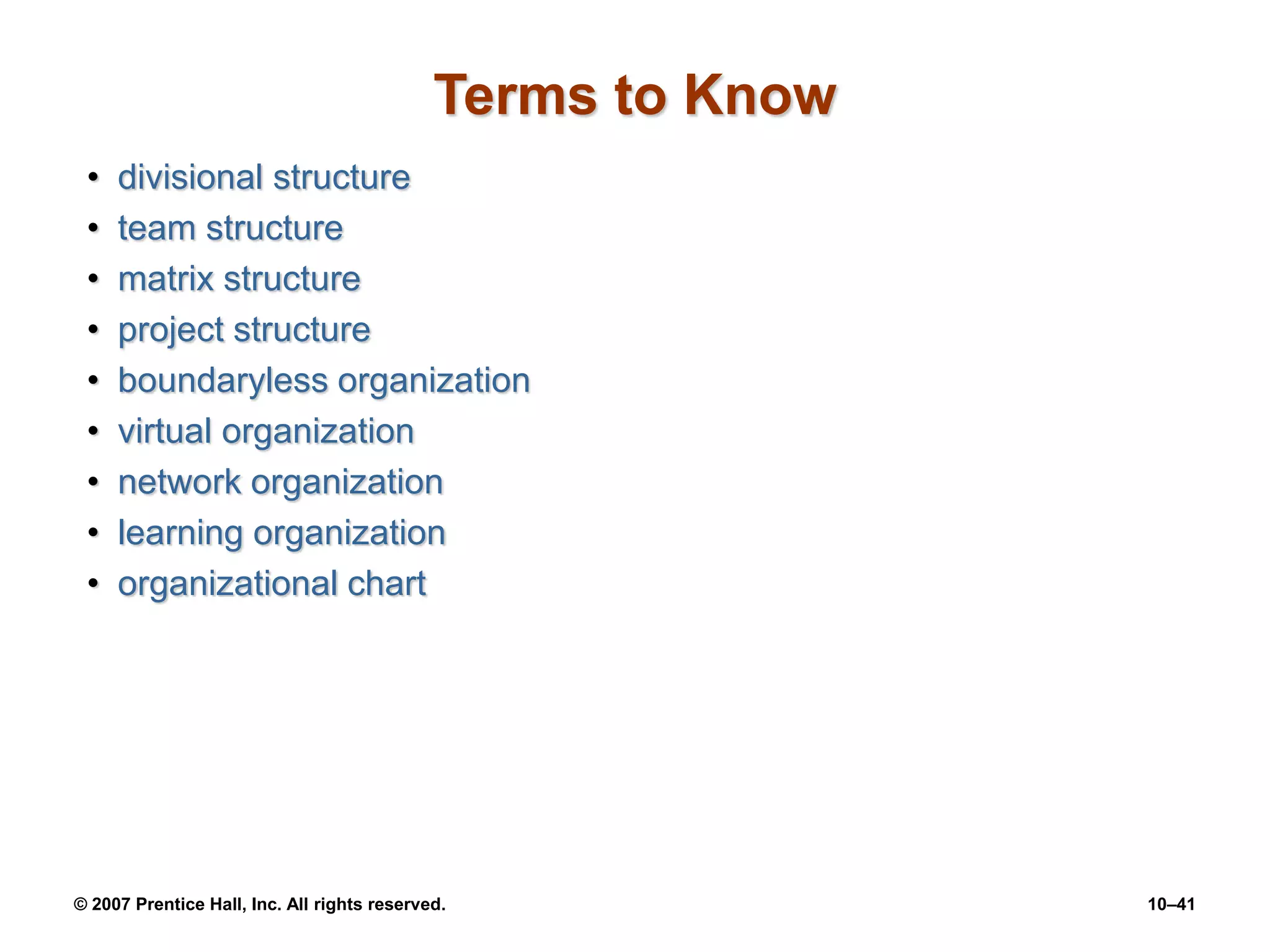 Organizational Structure and Design | PPT