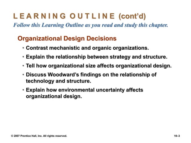 Organizational Structure and Design | PPT | Business Administration ...