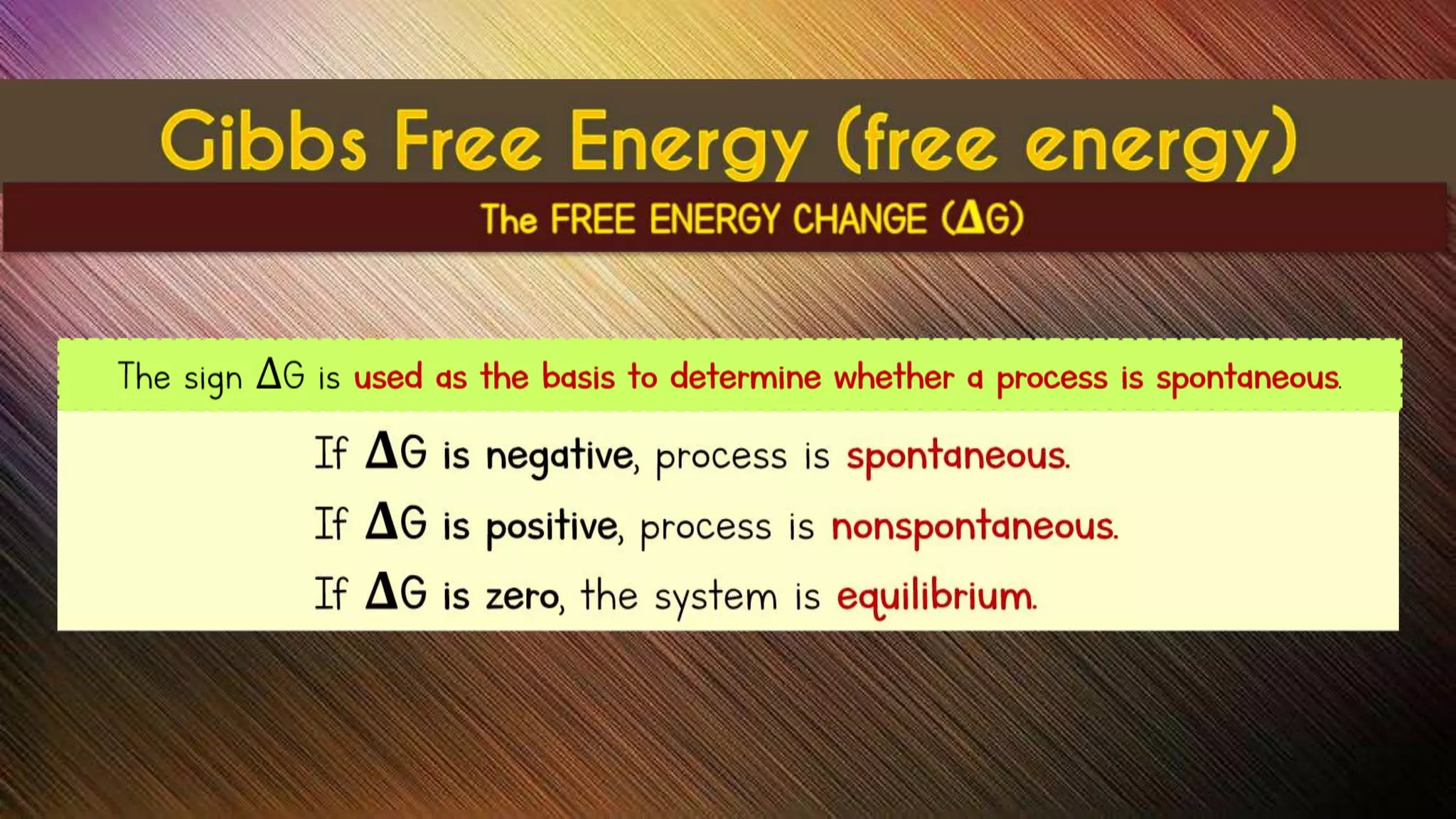 CHEMICAL THERMODYNAMICS (SPONTANEITY AND ENTROPY) | PPTX