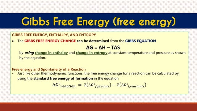 CHEMICAL THERMODYNAMICS (SPONTANEITY AND ENTROPY) | PPTX | Chemistry ...