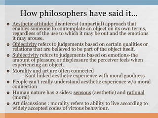 Chapter 15 - Introducing Aesthetics (1) | PPTX