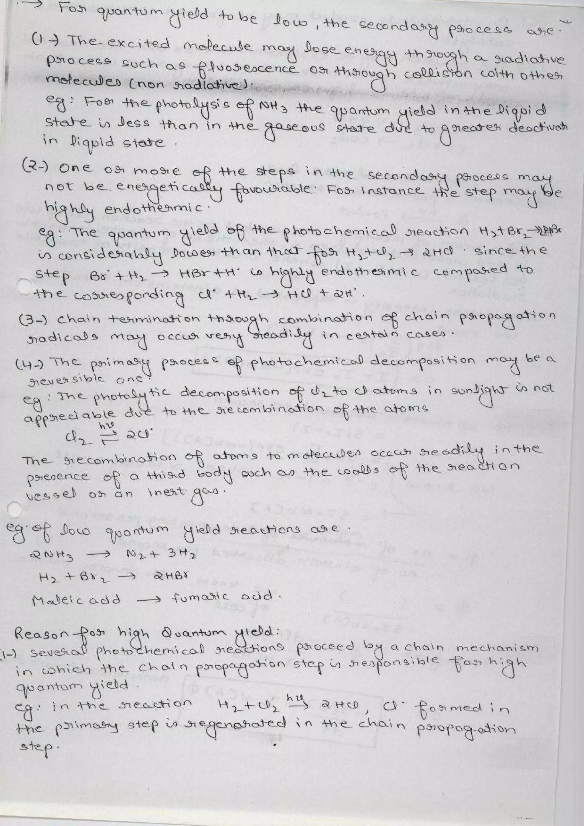 Chapter 10 photochemistry | PDF