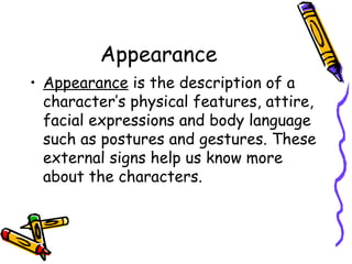 Chapter 10 understanding characterisation classslides | PPT