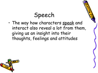 Chapter 10 understanding characterisation classslides | PPT