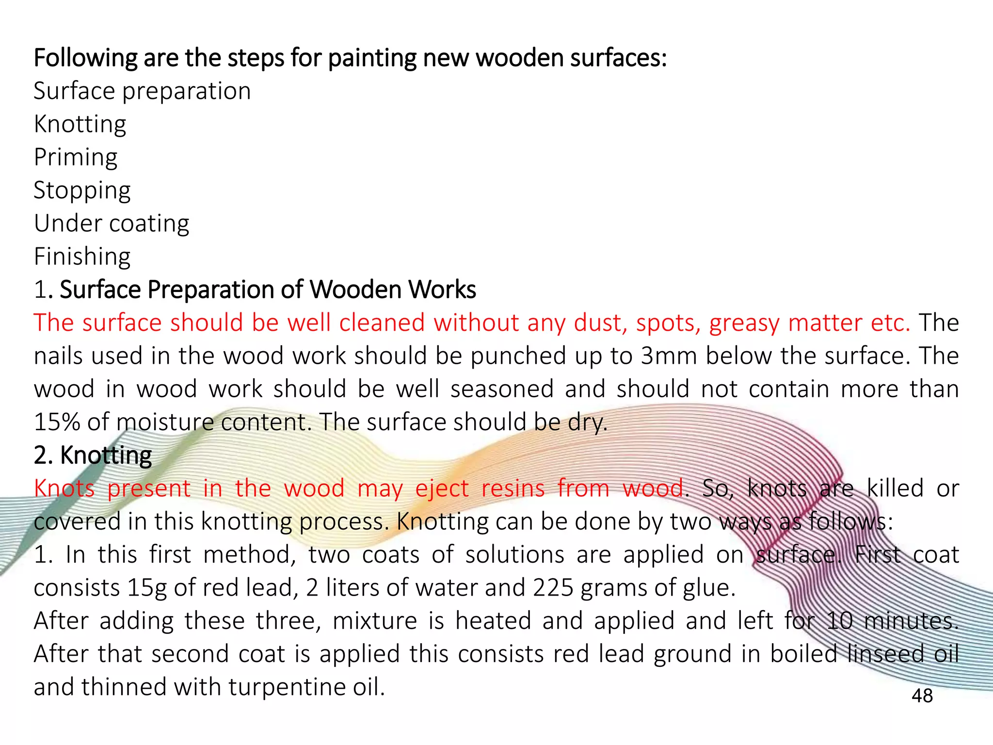 Chapter 10 wall finishes ( plastering,pointing & painting) | PPTX
