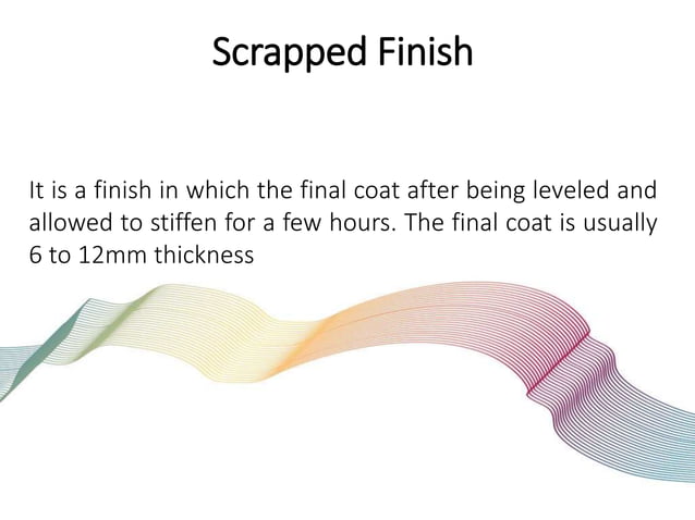 Chapter 10 wall finishes ( plastering,pointing & painting) | PPTX