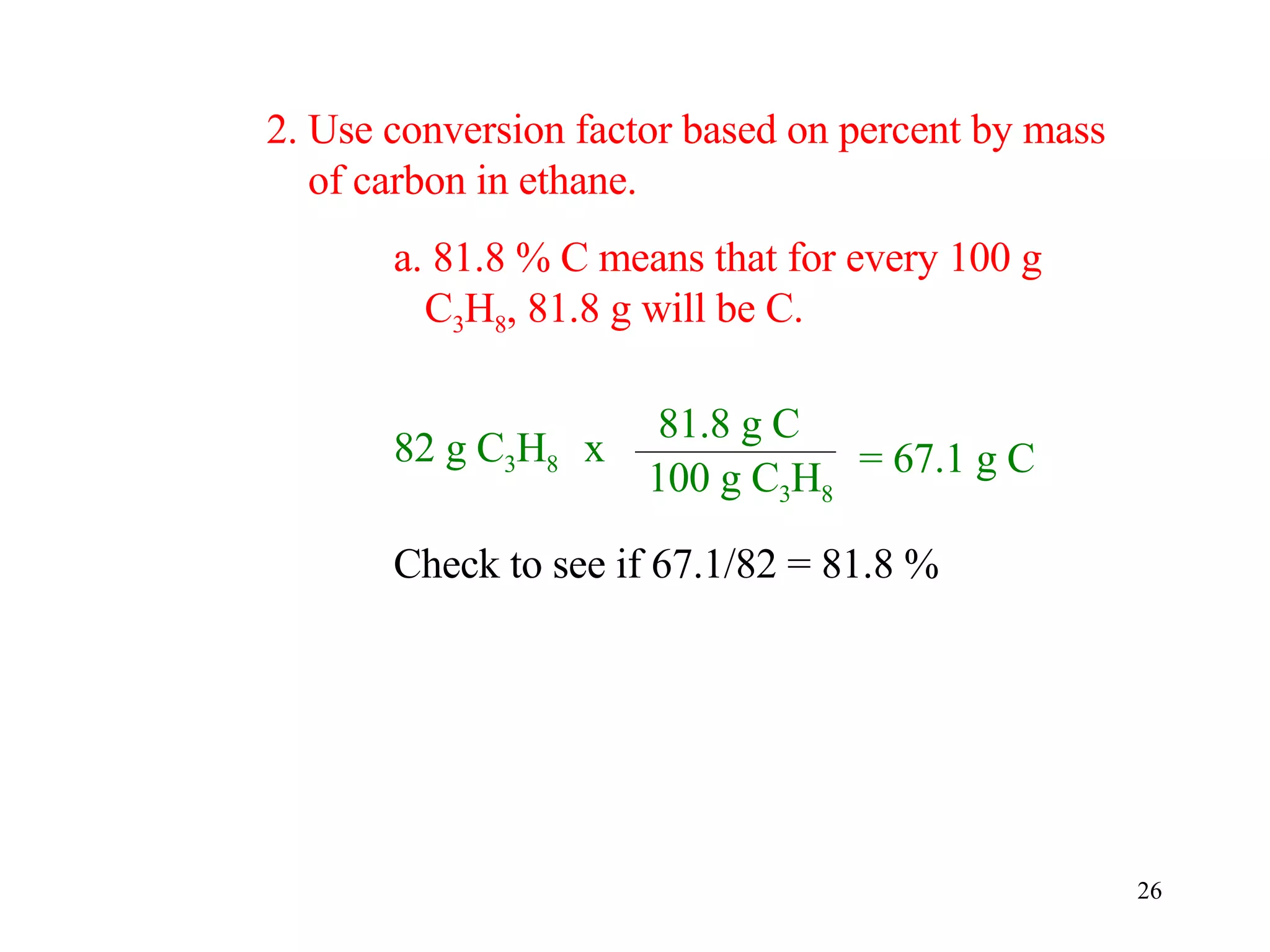 Chapter 10 - Chemical Quantities | PPT
