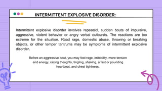 Disruptive, Impulse Control and Conduct Disorder | PPTX