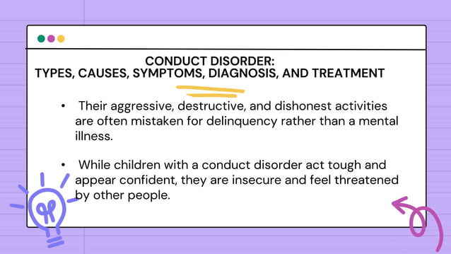 Disruptive, Impulse Control and Conduct Disorder | PPTX | Mental Health ...