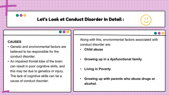 Disruptive, Impulse Control and Conduct Disorder | PPTX | Mental Health ...