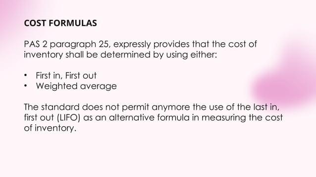 Chapter 11 Inventory Cost Flow Pptx Jakak Pptx Stocks And Bonds