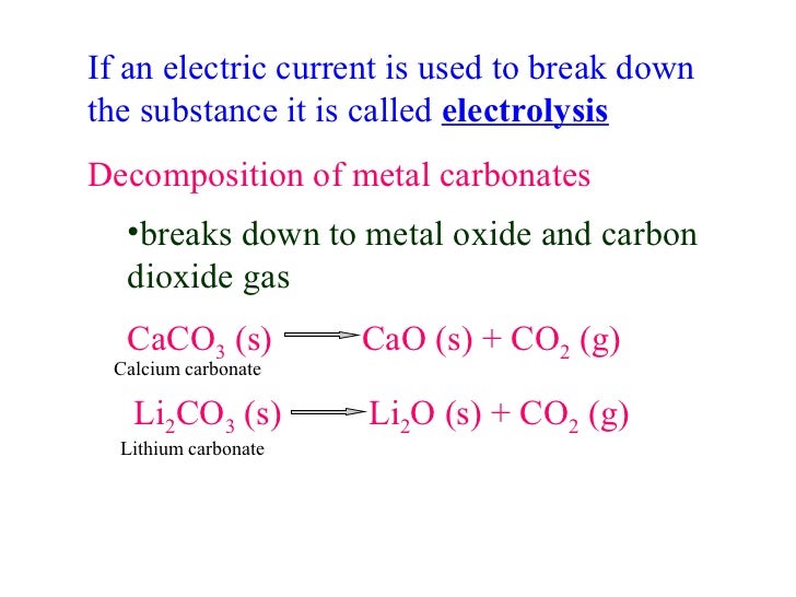 Chapter 11 - Reaction Types Chapter 11 - Reaction Types
