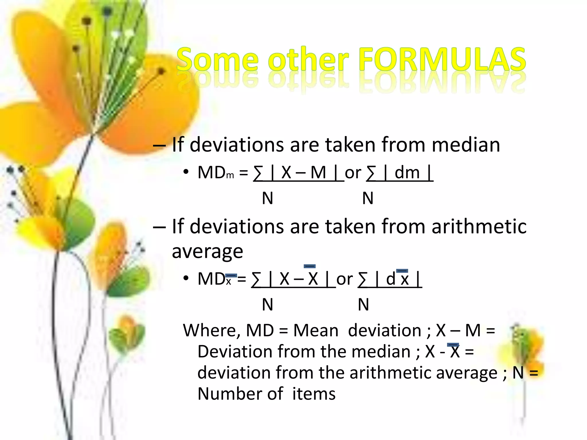 Chapter 11 ,Measures of Dispersion(statistics) | PPTX | Geography | Science