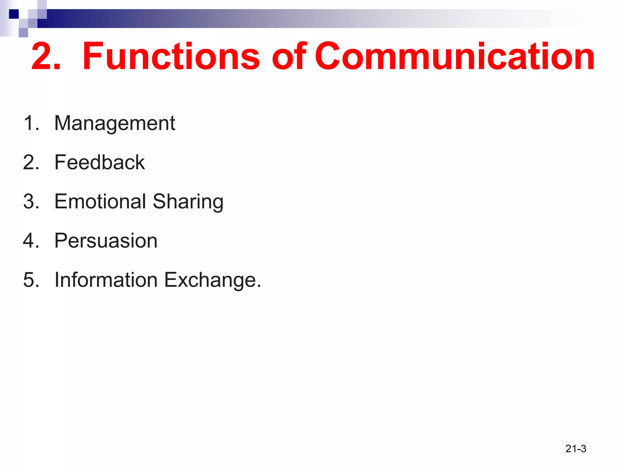 Communication, Chapter 11 Organizational Behavior | PDF