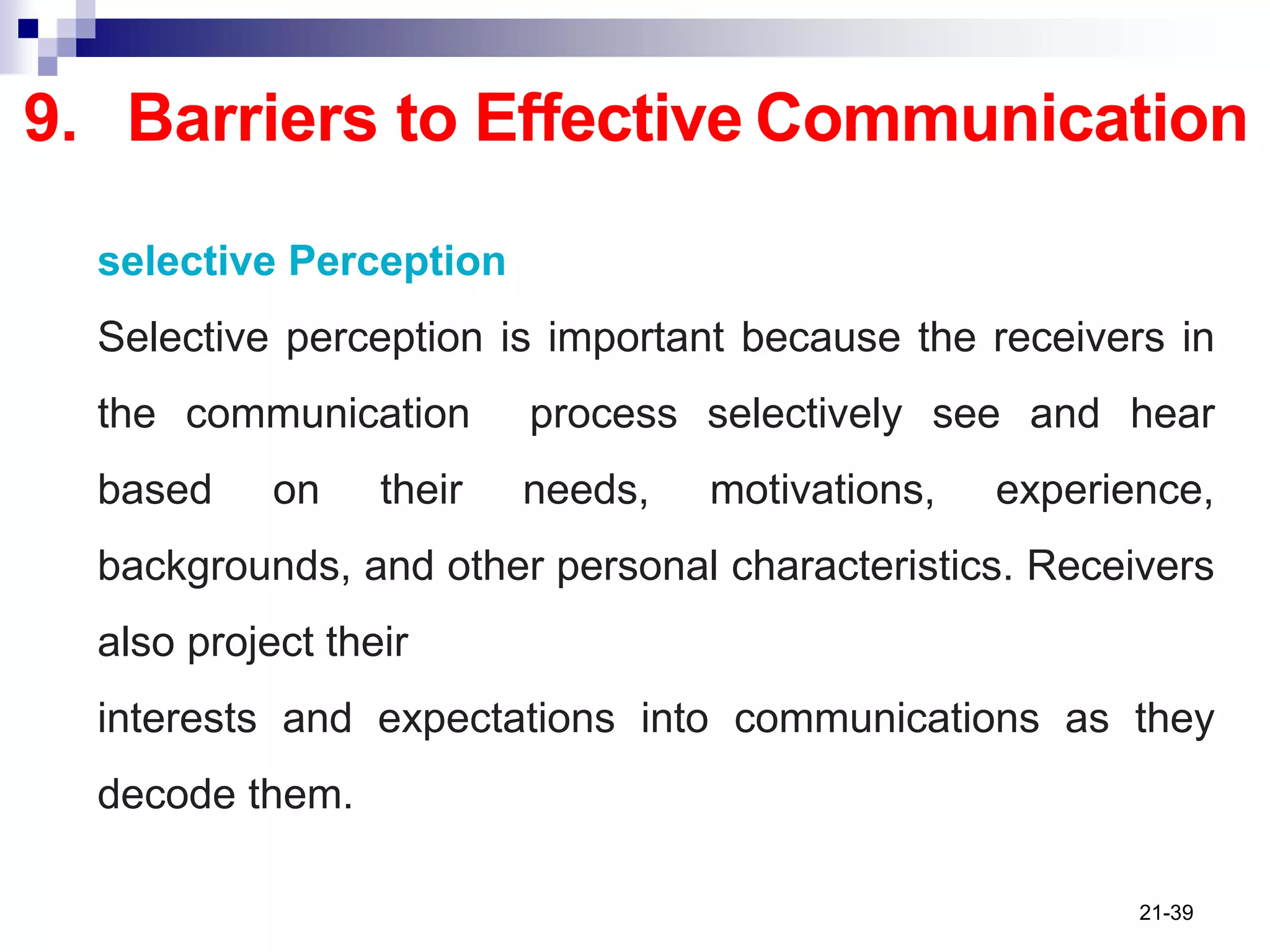 Communication, Chapter 11 Organizational Behavior | PDF