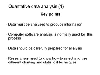 Analyzing quantitative data, Chapter-12 by Mark Saunders | PPT