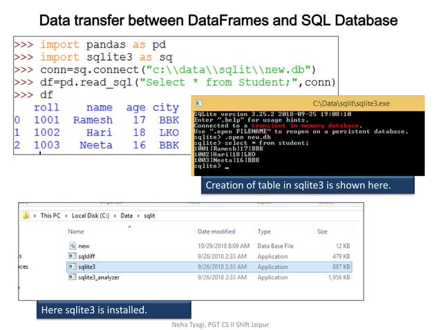 Chapter 12eng Data Transfer Between Files Sql Databases And Dataframespdf