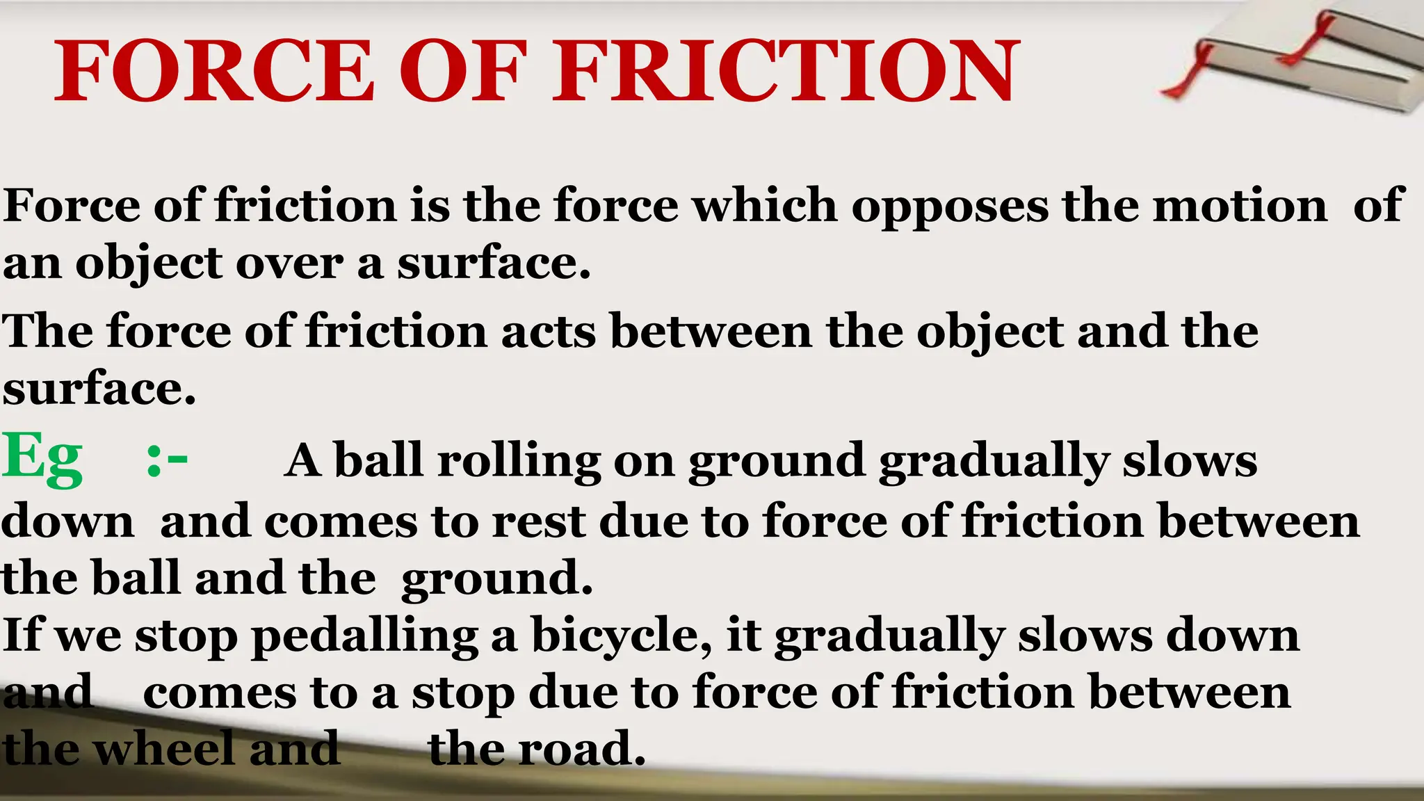 CHAPTER -_12 FRICTION.pptx | Physics | Science