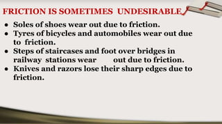 CHAPTER -_12 FRICTION.pptx | Physics | Science