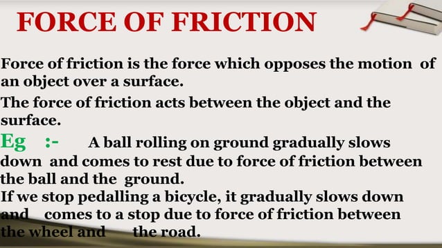 CHAPTER -_12 FRICTION.pptx | Physics | Science