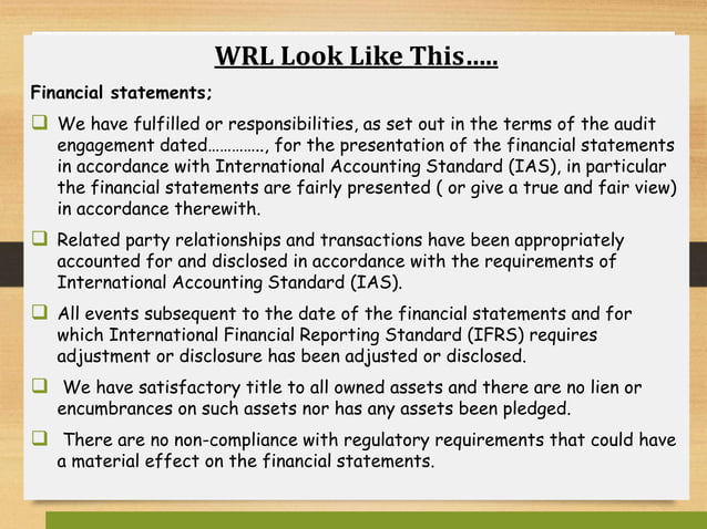 Chapter- 12 (Written Representation Letter).pptx