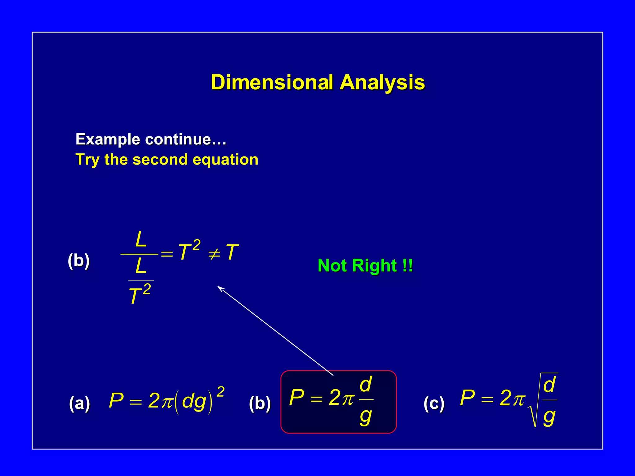 Chapter 1(3)DIMENSIONAL ANALYSIS | PPT | Physics | Science