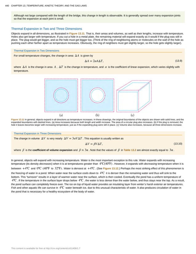 Chapter 13 temperature kinetic theory and the gas laws | PDF ...