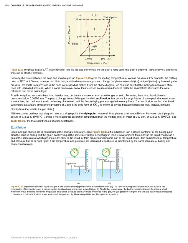 Chapter 13 temperature kinetic theory and the gas laws | PDF ...