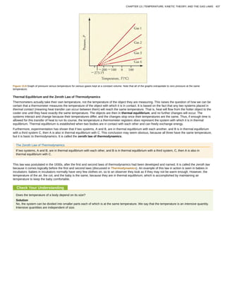 Chapter 13 temperature kinetic theory and the gas laws | PDF ...