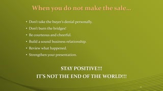 Closing the Sale | PPTX