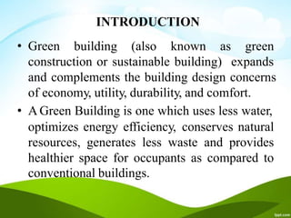 Chapter 13 green building | PPTX