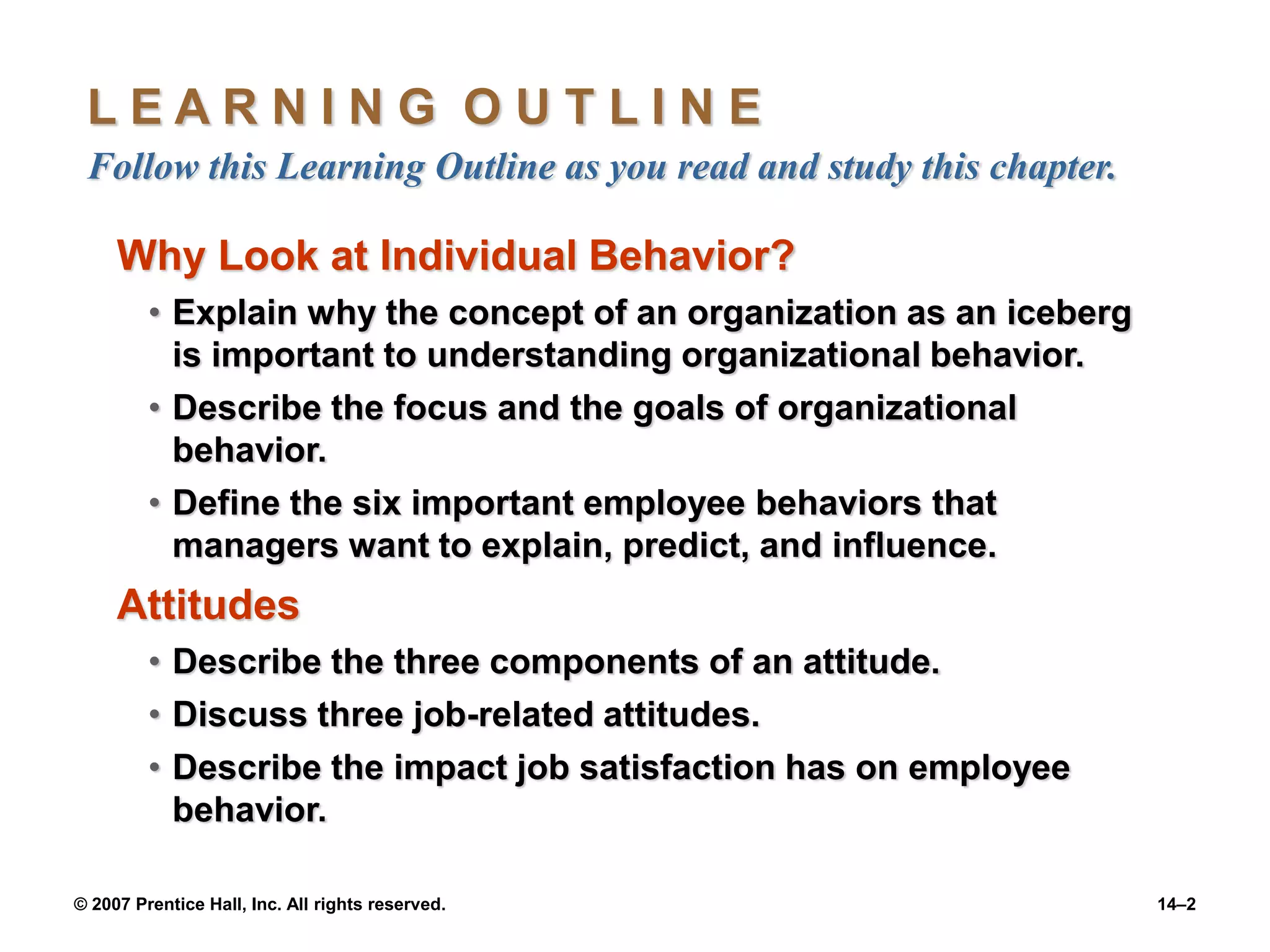 foundation of Behavior | PPT