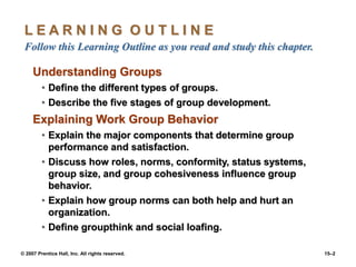 Understanding Groups and Teams | PPT