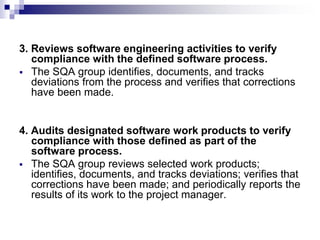 Software Quality Assurance in software engineering | PPT | Computer ...