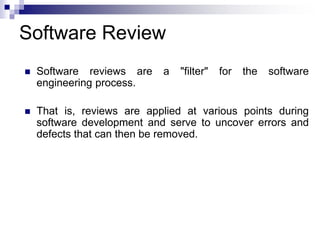 Software Quality Assurance in software engineering | PPT | Computer ...