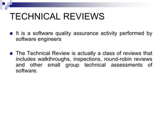 Software Quality Assurance in software engineering | PPT